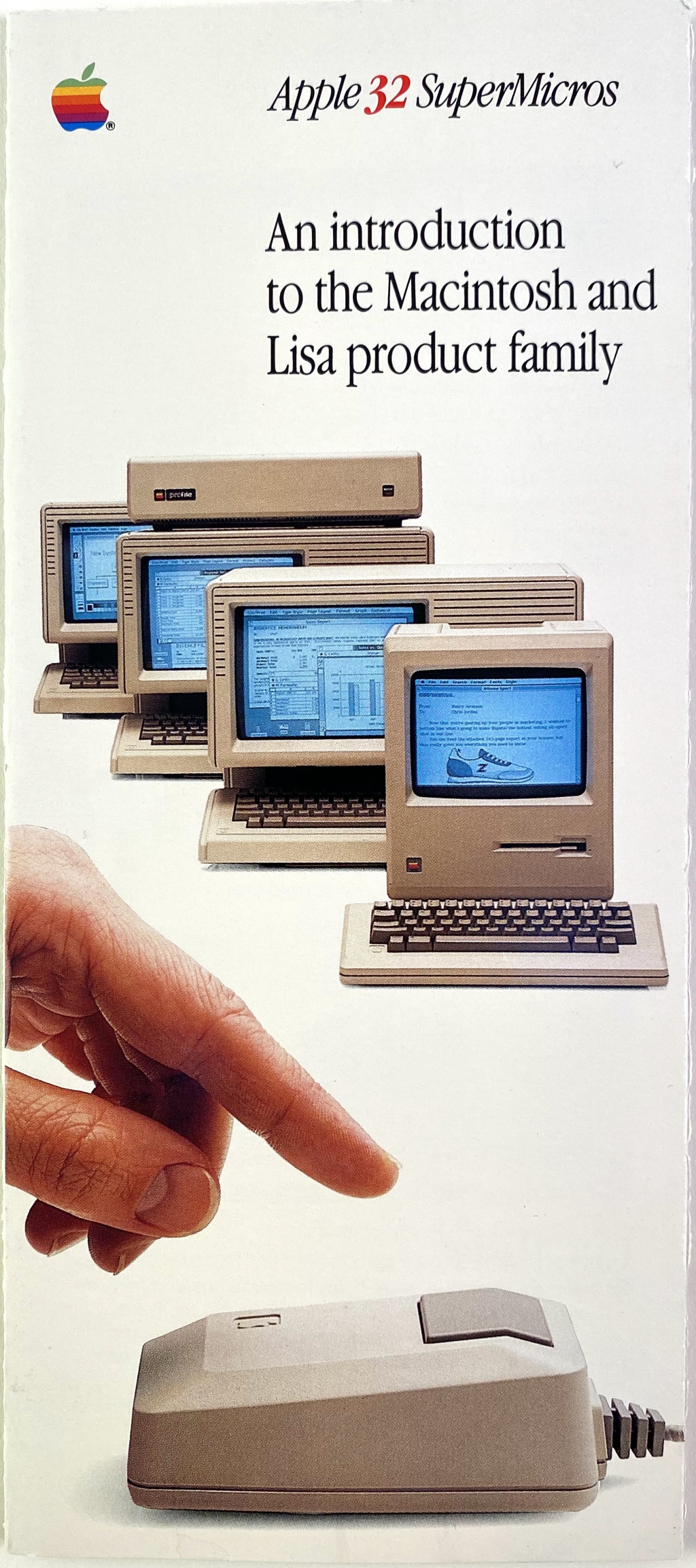 Apple's First Brochure Announcing the Macintosh Emphasizes the Lisa ...