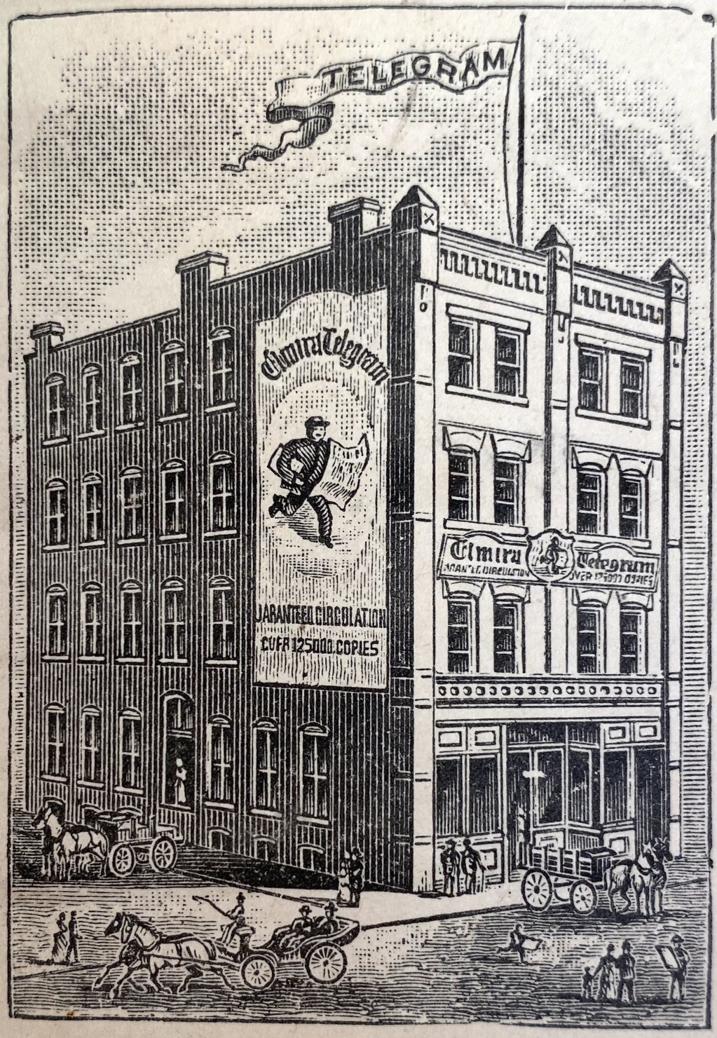 An Illustrated Envelope from the Elmira Telegram : History of Information
