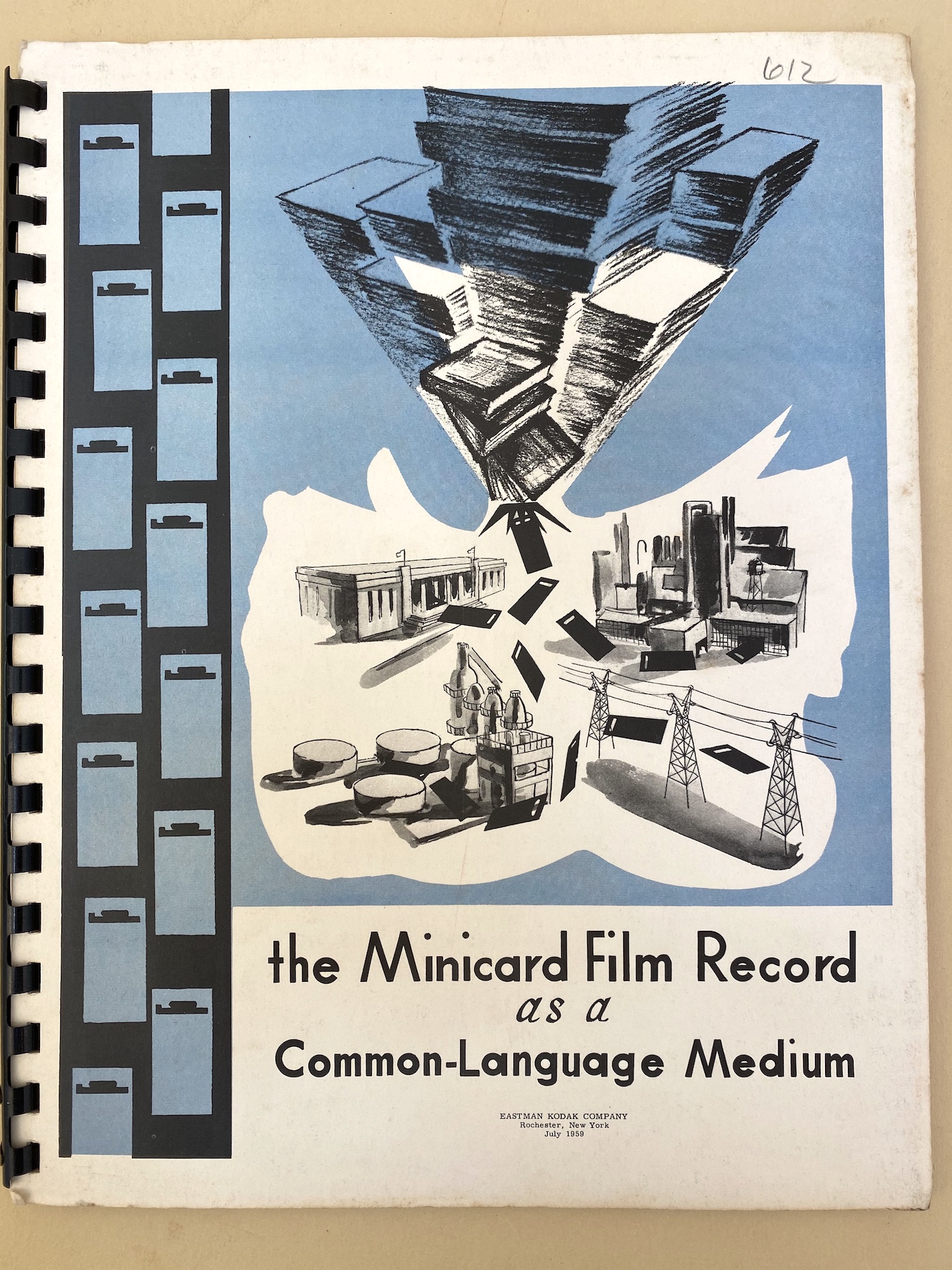 Kodak's Recordak Division Promotes the Minicard Microfilm Record as a ...