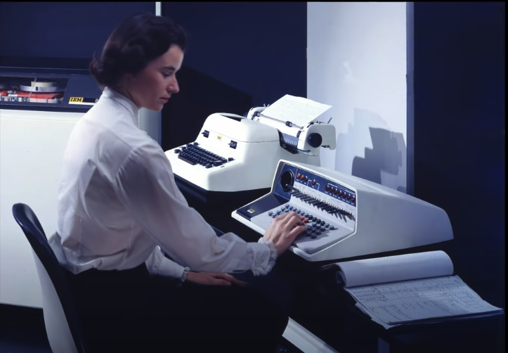 John Lentz Designs the IBM 610 Auto-Point Computer, the first Computer ...