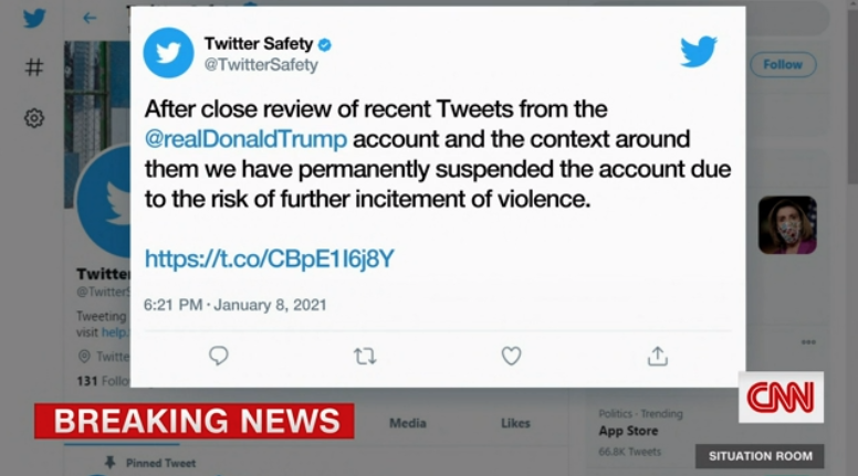 Donald Trump is Permanently Banned from Twitter : History of Information