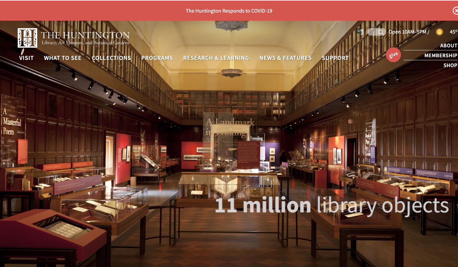 Henry E. Huntington Founds the Huntington Library, Art Museum, and ...