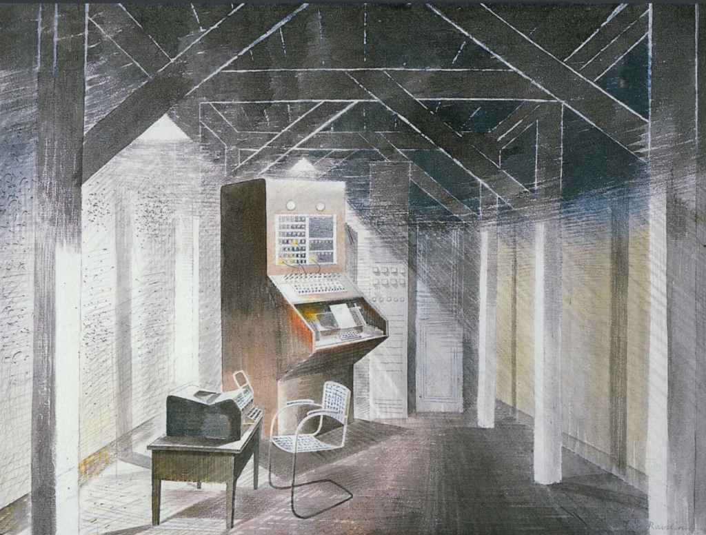 Eric Ravilious Paints a Teleprinter : History of Information