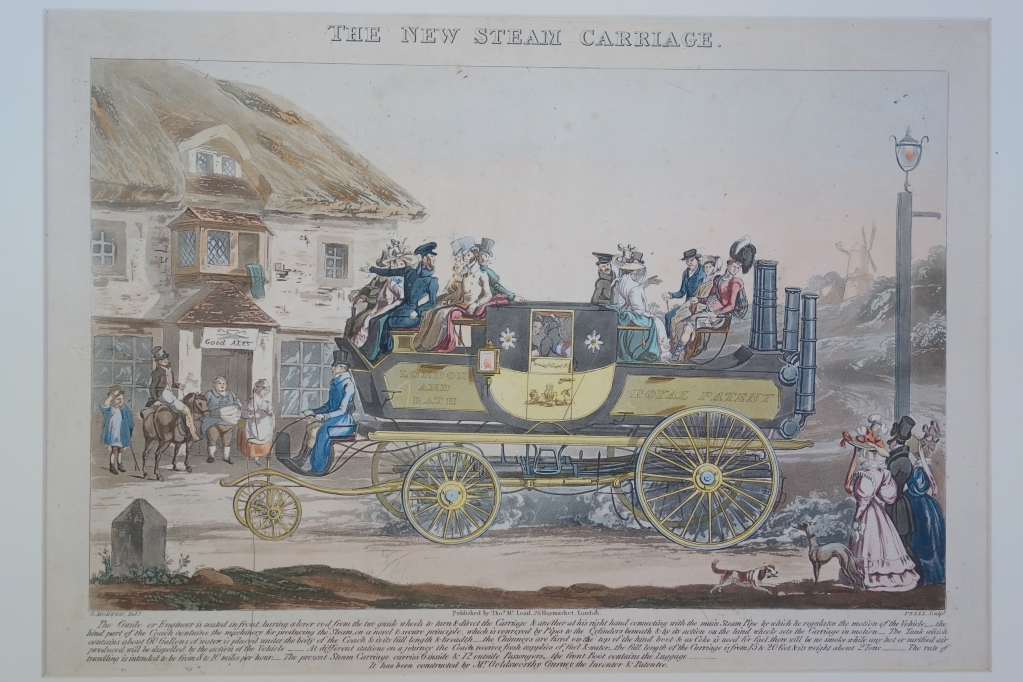 Goldsworthy Gurney Advertises a Steam-Powered Road Vehicle, the Steam ...